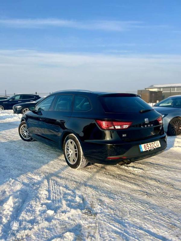Melns SEAT Leon 2015 Kauņa, ar dzinēja tilpumu 1.97 L un nobraukumu 192 tūkst. km par 8999 €, foto 4 vietnē AUTOMOTO.COM.LV