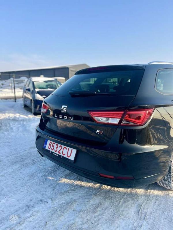 Melns SEAT Leon 2015 Kauņa, ar dzinēja tilpumu 1.97 L un nobraukumu 192 tūkst. km par 8999 €, foto 6 vietnē AUTOMOTO.COM.LV