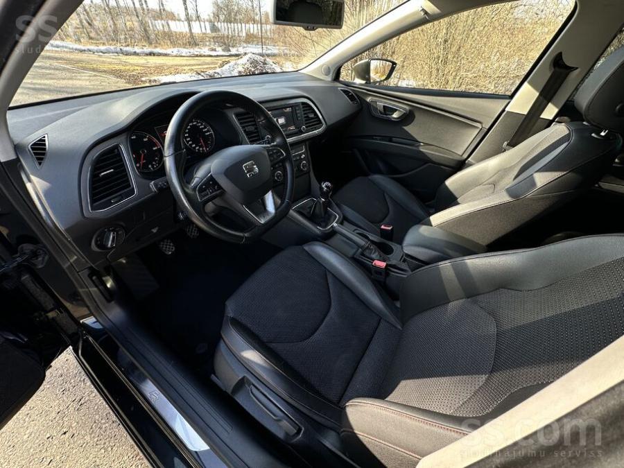 Melns SEAT Leon 2015 Tukums, ar dzinēja tilpumu 2.00 L un nobraukumu 178 tūkst. km par 8290 €, foto 10 vietnē AUTOMOTO.COM.LV