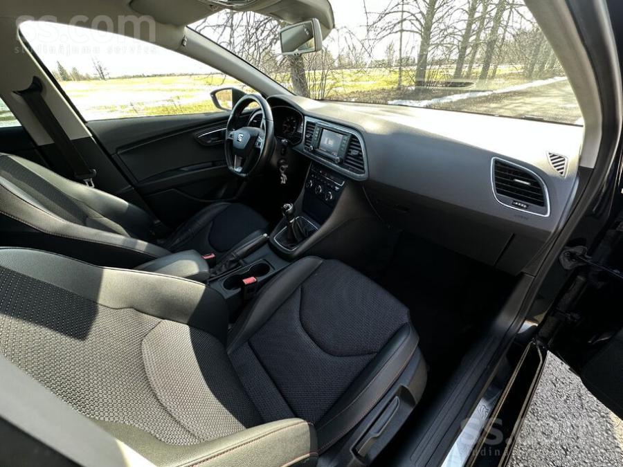 Melns SEAT Leon 2015 Tukums, ar dzinēja tilpumu 2.00 L un nobraukumu 178 tūkst. km par 8290 €, foto 11 vietnē AUTOMOTO.COM.LV