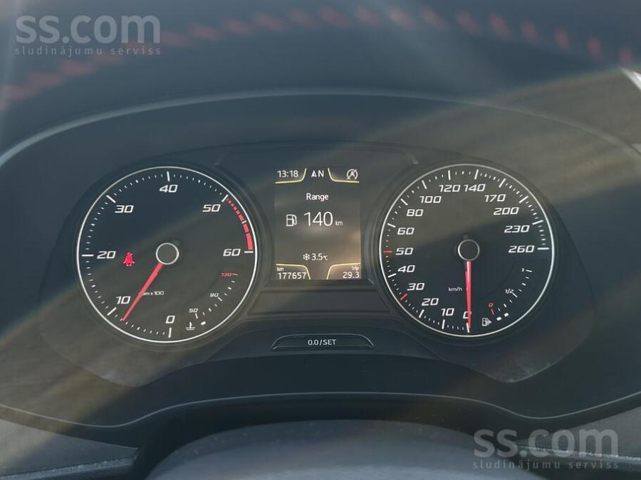 Melns SEAT Leon 2015 Tukums, ar dzinēja tilpumu 2.00 L un nobraukumu 178 tūkst. km par 8290 €, foto 17 vietnē AUTOMOTO.COM.LV