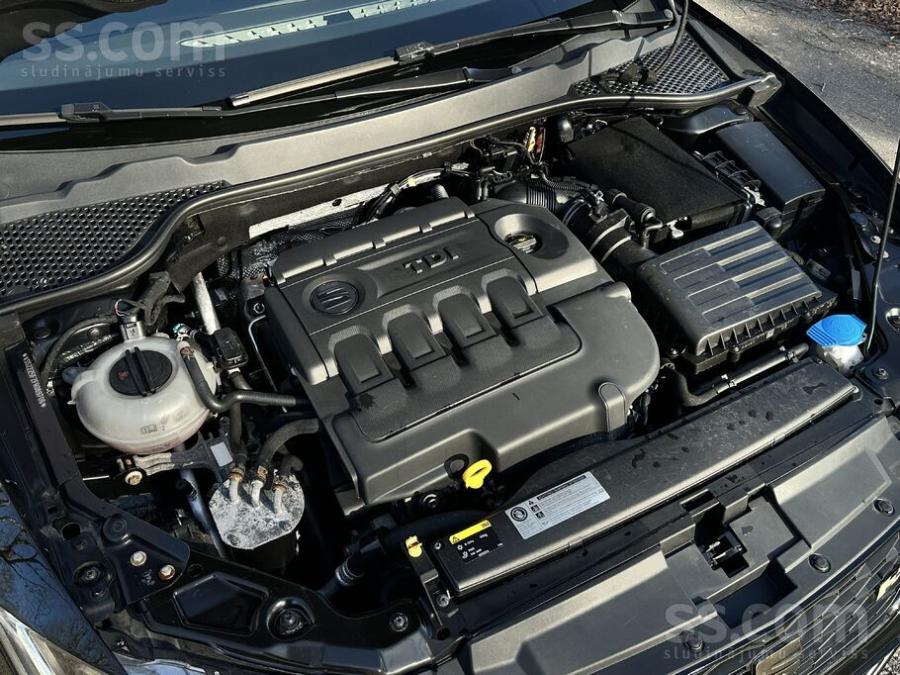 Melns SEAT Leon 2015 Tukums, ar dzinēja tilpumu 2.00 L un nobraukumu 178 tūkst. km par 8290 €, foto 28 vietnē AUTOMOTO.COM.LV