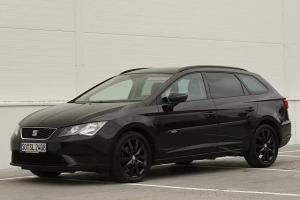 Black SEAT Leon 2015 in Riga, with an engine capacity of 1.60 L and mileage of 198 thousand km for 7650 €, photo 6 on AUTOMOTO.COM.LV