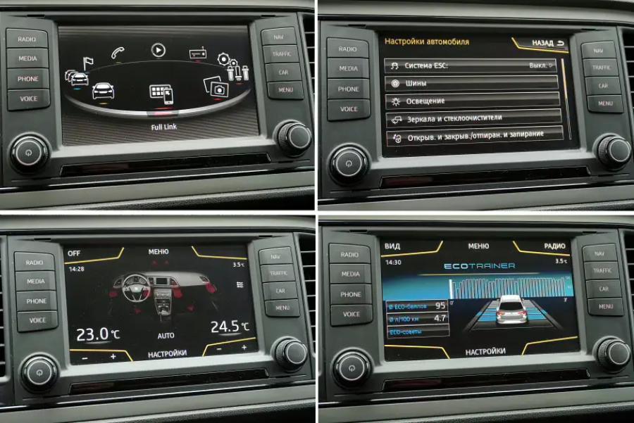Black SEAT Leon 2015 in Riga, with an engine capacity of 1.60 L and mileage of 198 thousand km for 7650 €, photo 22 on AUTOMOTO.COM.LV