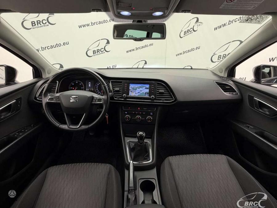 Black SEAT Leon 2015 in Vilnius, with an engine capacity of 1.60 L and mileage of 201 thousand km for 6300 €, photo 5 on AUTOMOTO.COM.LV