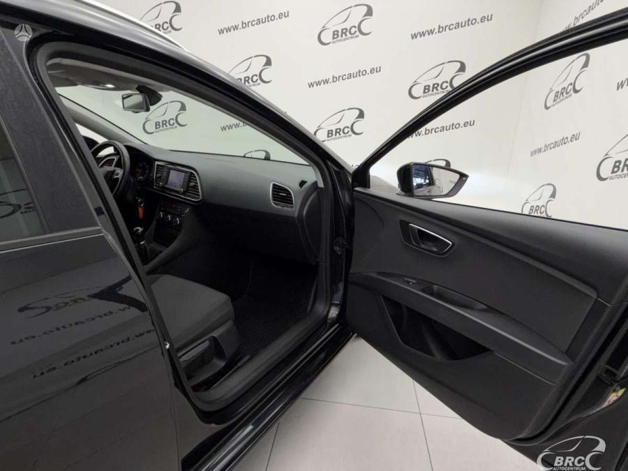 Black SEAT Leon 2015 in Vilnius, with an engine capacity of 1.60 L and mileage of 201 thousand km for 6300 €, photo 10 on AUTOMOTO.COM.LV