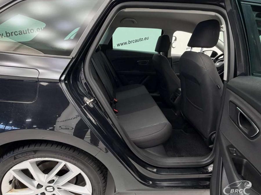 Black SEAT Leon 2015 in Vilnius, with an engine capacity of 1.60 L and mileage of 201 thousand km for 6300 €, photo 11 on AUTOMOTO.COM.LV