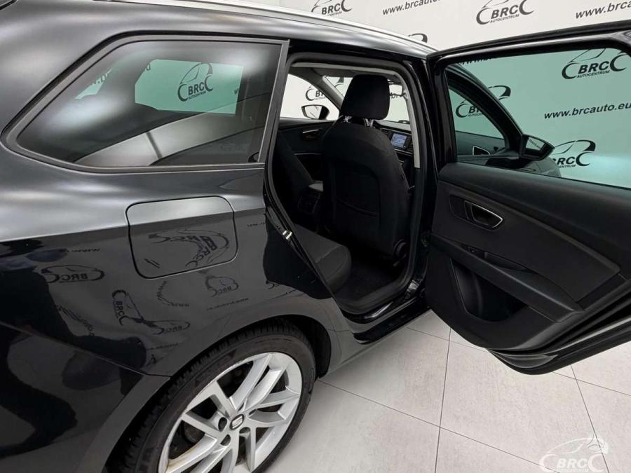 Black SEAT Leon 2015 in Vilnius, with an engine capacity of 1.60 L and mileage of 201 thousand km for 6300 €, photo 14 on AUTOMOTO.COM.LV
