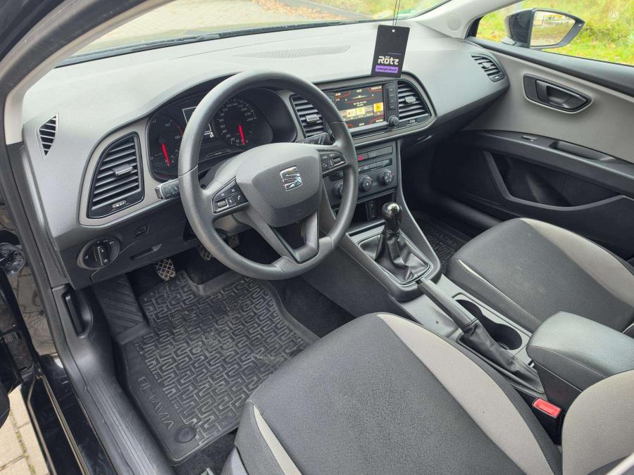 Melns SEAT Leon 2015 Utena, ar dzinēja tilpumu 1.60 L un nobraukumu 208 tūkst. km par 4250 €, foto 12 vietnē AUTOMOTO.COM.LV