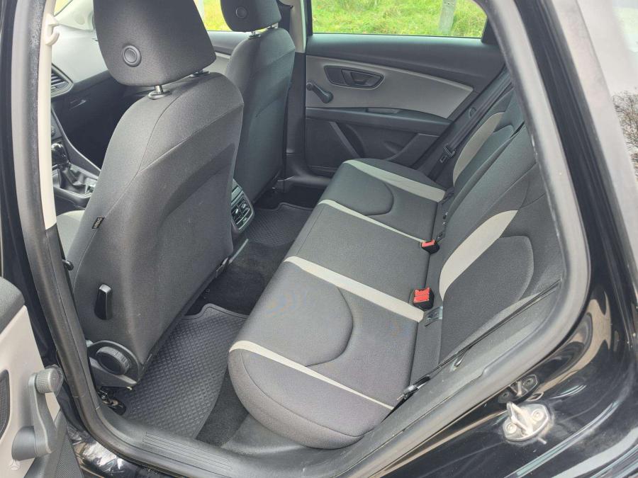 Melns SEAT Leon 2015 Utena, ar dzinēja tilpumu 1.60 L un nobraukumu 208 tūkst. km par 4250 €, foto 15 vietnē AUTOMOTO.COM.LV