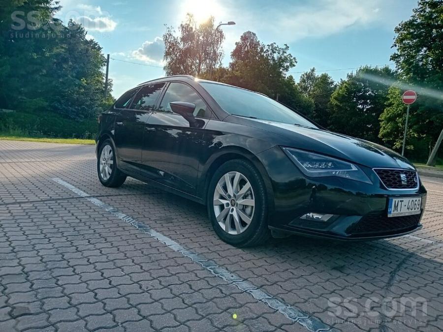 Black SEAT Leon 2016 in Ventspils, with an engine capacity of 2.00 L and mileage of 214 thousand km for 6400 €, photo 2 on AUTOMOTO.COM.LV