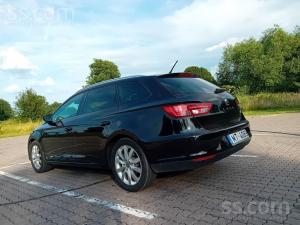 Black SEAT Leon 2016 in Ventspils, with an engine capacity of 2.00 L and mileage of 214 thousand km for 6400 €, photo 6 on AUTOMOTO.COM.LV