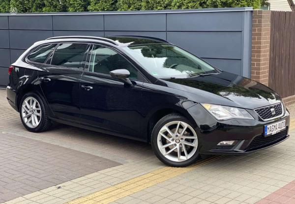 Black SEAT Leon 2016 in Marijampole, with an engine capacity of 1.97 L and mileage of 235 thousand km for 7950 €, photo 5 on AUTOMOTO.COM.LV