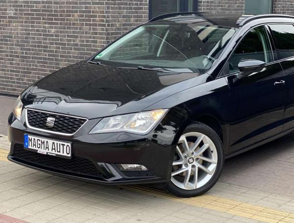 Black SEAT Leon 2016 in Marijampole, with an engine capacity of 1.97 L and mileage of 235 thousand km for 7950 €, photo 6 on AUTOMOTO.COM.LV