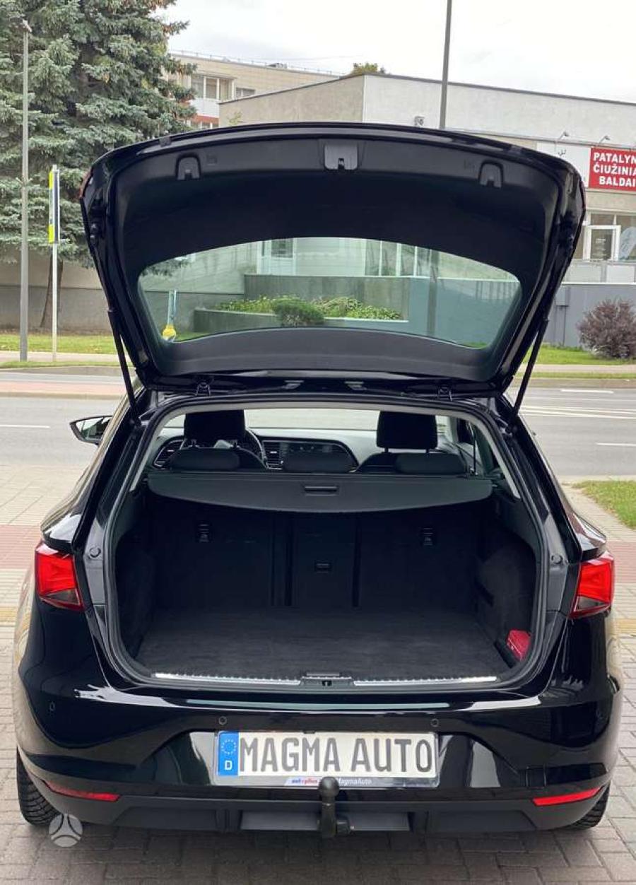 Black SEAT Leon 2016 in Marijampole, with an engine capacity of 1.97 L and mileage of 235 thousand km for 7950 €, photo 11 on AUTOMOTO.COM.LV