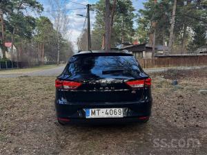Black SEAT Leon 2016 in Riga, with an engine capacity of 2.00 L and mileage of 227 thousand km for 8350 €, photo 6 on AUTOMOTO.COM.LV
