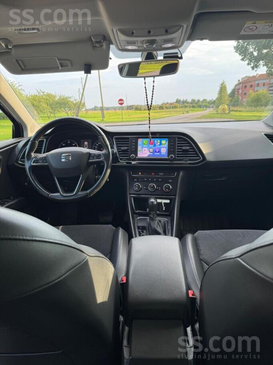 Black SEAT Leon 2016 in Talsi, with an engine capacity of 1.60 L and mileage of 306 thousand km for 7000 €, photo 11 on AUTOMOTO.COM.LV