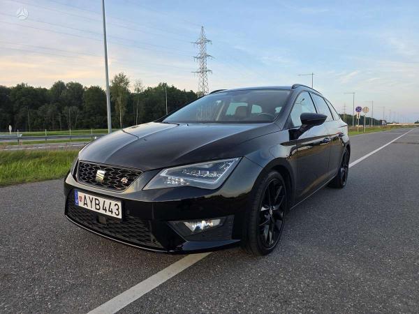 Melns SEAT Leon 2016 Kauņa, ar dzinēja tilpumu 1.97 L un nobraukumu 262 tūkst. km par 9300 €, foto 1 vietnē AUTOMOTO.COM.LV