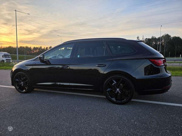 Melns SEAT Leon 2016 Kauņa, ar dzinēja tilpumu 1.97 L un nobraukumu 262 tūkst. km par 9300 €, foto 9 vietnē AUTOMOTO.COM.LV