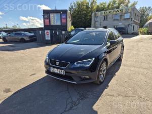 Black SEAT Leon 2016 in Riga, with an engine capacity of 2.00 L and mileage of 228 thousand km for 9990 €, photo  on AUTOMOTO.COM.LV