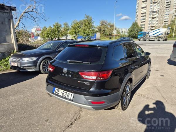 Black SEAT Leon 2016 in Riga, with an engine capacity of 2.00 L and mileage of 228 thousand km for 9990 €, photo 7 on AUTOMOTO.COM.LV