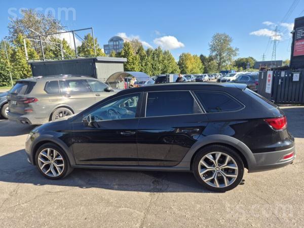 Black SEAT Leon 2016 in Riga, with an engine capacity of 2.00 L and mileage of 228 thousand km for 9990 €, photo 10 on AUTOMOTO.COM.LV