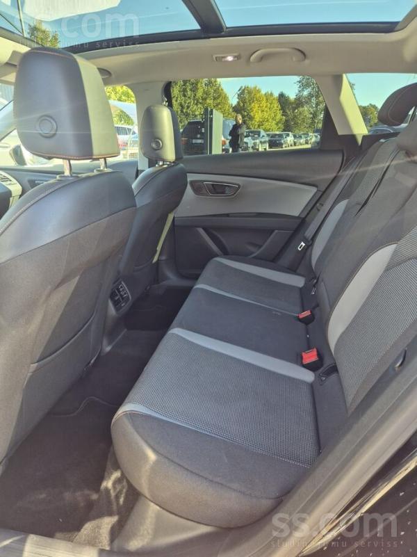 Black SEAT Leon 2016 in Riga, with an engine capacity of 2.00 L and mileage of 228 thousand km for 9990 €, photo 11 on AUTOMOTO.COM.LV