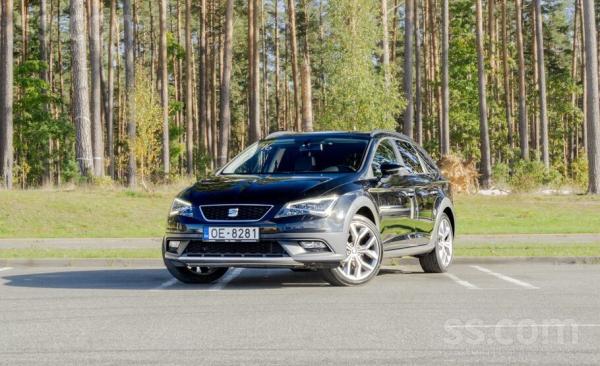 Black SEAT Leon 2016 in Riga, with an engine capacity of 2.00 L and mileage of 228 thousand km for 9990 €, photo 5 on AUTOMOTO.COM.LV