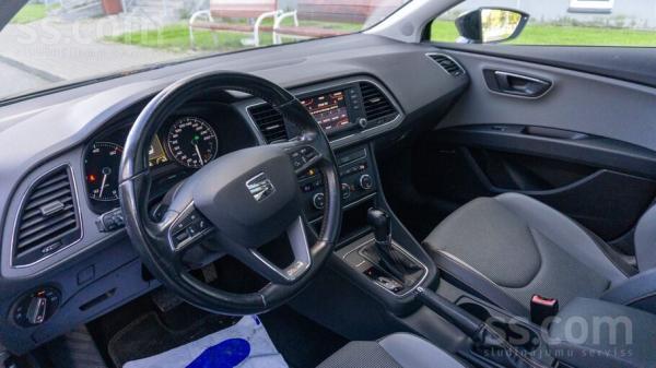Black SEAT Leon 2016 in Riga, with an engine capacity of 2.00 L and mileage of 228 thousand km for 9990 €, photo 11 on AUTOMOTO.COM.LV