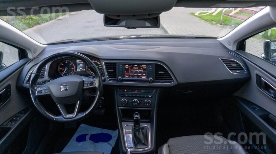 Melns SEAT Leon 2016 Rīga, ar dzinēja tilpumu 2.00 L un nobraukumu 228 tūkst. km par 9990 €, foto 13 vietnē AUTOMOTO.COM.LV
