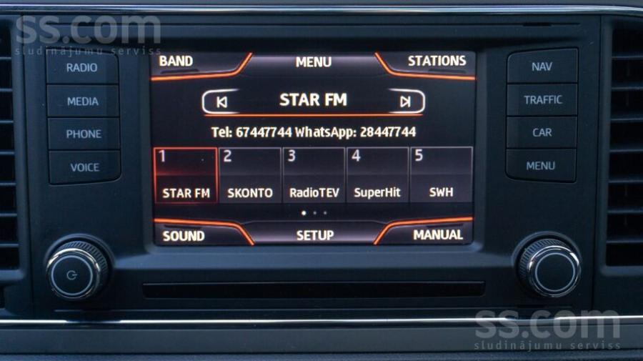 Melns SEAT Leon 2016 Rīga, ar dzinēja tilpumu 2.00 L un nobraukumu 228 tūkst. km par 9990 €, foto 18 vietnē AUTOMOTO.COM.LV