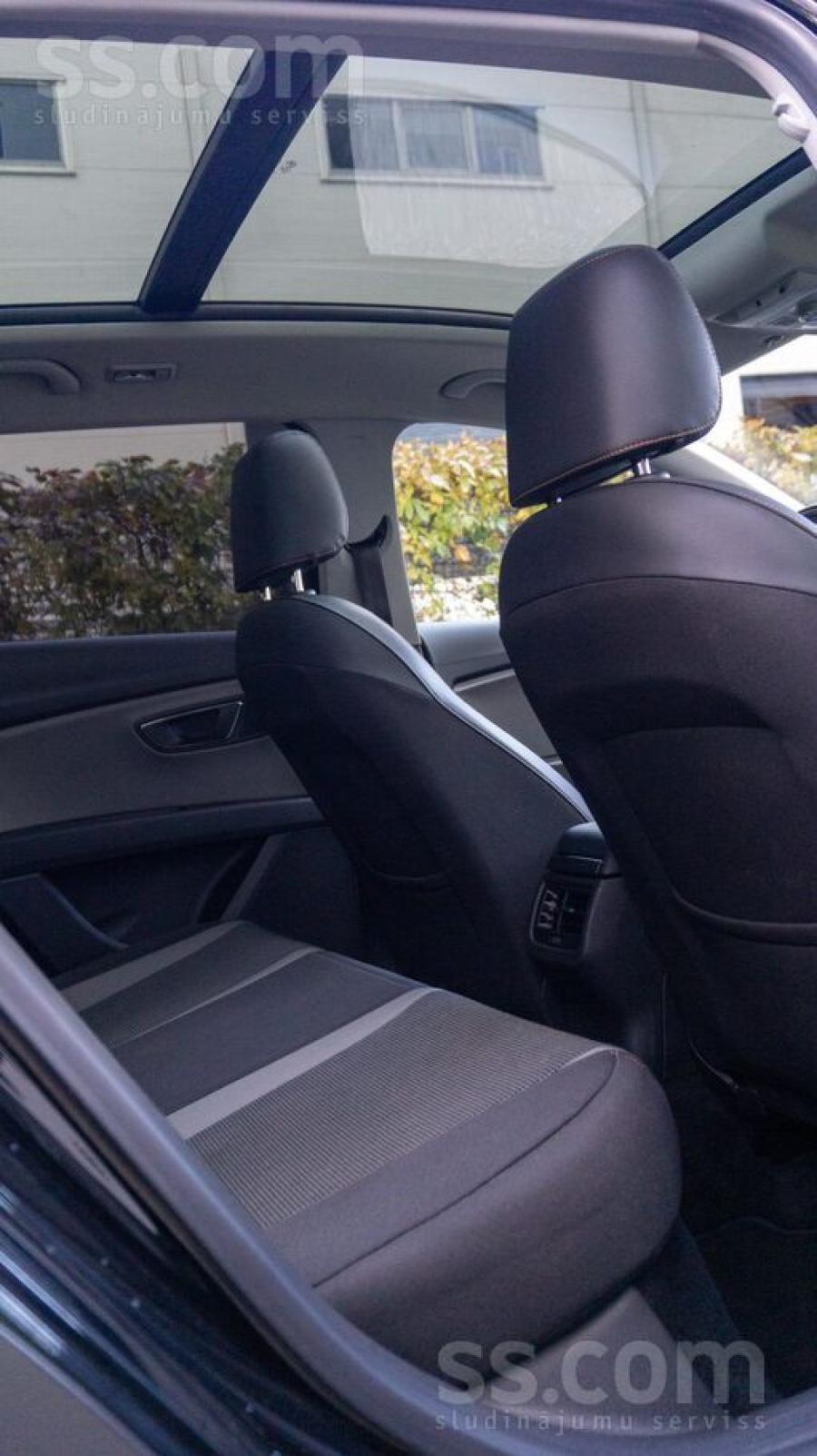 Melns SEAT Leon 2016 Rīga, ar dzinēja tilpumu 2.00 L un nobraukumu 228 tūkst. km par 9990 €, foto 30 vietnē AUTOMOTO.COM.LV