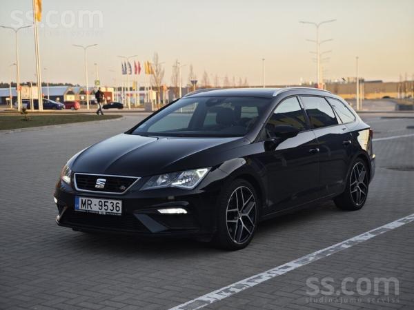 Black SEAT Leon 2018 in Riga, with an engine capacity of 2.00 L and mileage of 242 thousand km for 900 €, photo 6 on AUTOMOTO.COM.LV