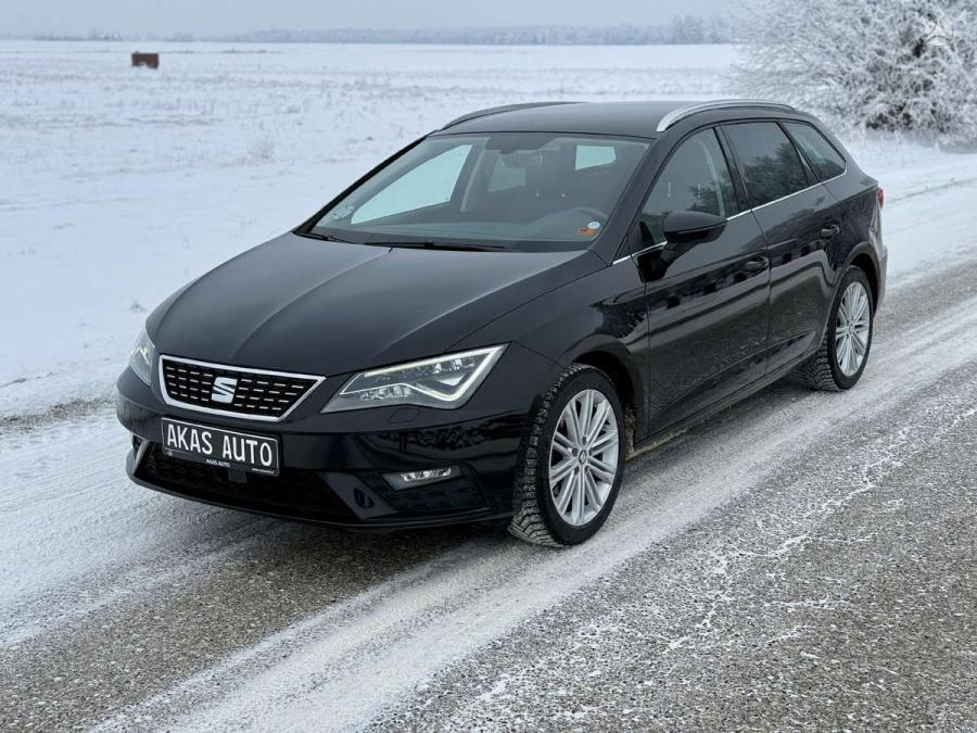 Melns SEAT Leon 2018 Vilkaviškis, ar dzinēja tilpumu 1.97 L un nobraukumu 211 tūkst. km par 11200 €, foto 1 vietnē AUTOMOTO.COM.LV