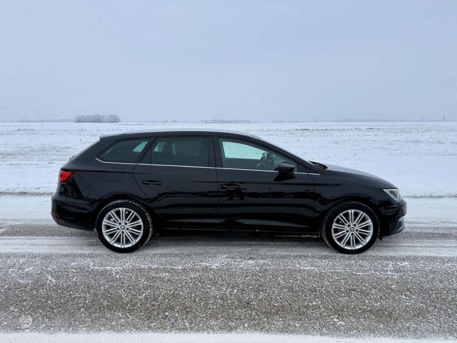 Melns SEAT Leon 2018 Vilkaviškis, ar dzinēja tilpumu 1.97 L un nobraukumu 211 tūkst. km par 11200 €, foto 6 vietnē AUTOMOTO.COM.LV