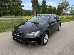 Melns SEAT Leon 2018 Ogre, ar dzinēja tilpumu 2.00 L un nobraukumu 242 tūkst. km par 7899 €, foto  vietnē AUTOMOTO.COM.LV