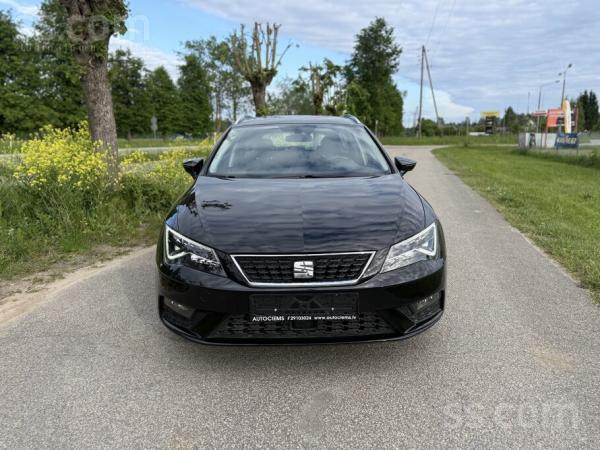 Black SEAT Leon 2018 in Ogre, with an engine capacity of 2.00 L and mileage of 242 thousand km for 7899 €, photo 2 on AUTOMOTO.COM.LV