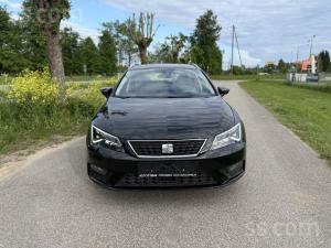 Black SEAT Leon 2018 in Ogre, with an engine capacity of 2.00 L and mileage of 242 thousand km for 7899 €, photo 3 on AUTOMOTO.COM.LV