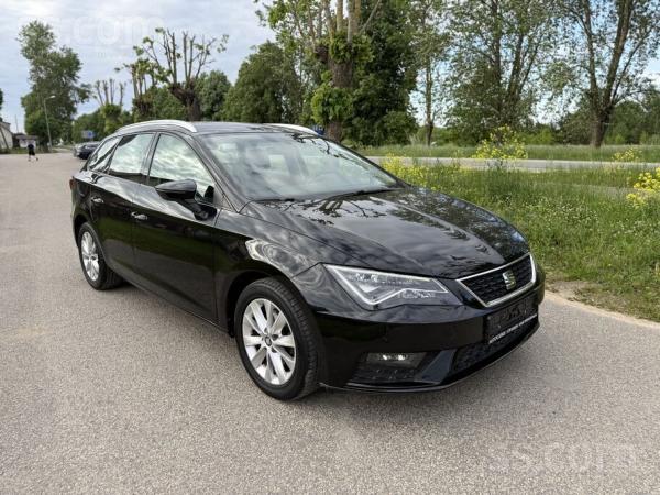 Black SEAT Leon 2018 in Ogre, with an engine capacity of 2.00 L and mileage of 242 thousand km for 7899 €, photo 3 on AUTOMOTO.COM.LV