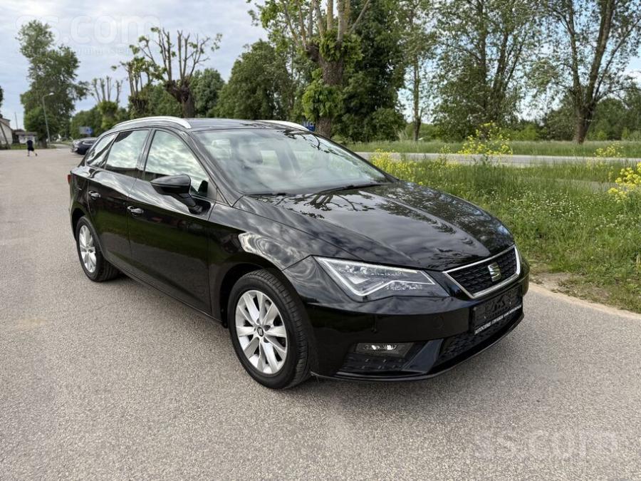 Black SEAT Leon 2018 in Ogre, with an engine capacity of 2.00 L and mileage of 242 thousand km for 7899 €, photo 4 on AUTOMOTO.COM.LV