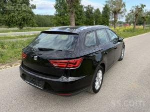 Black SEAT Leon 2018 in Ogre, with an engine capacity of 2.00 L and mileage of 242 thousand km for 7899 €, photo 5 on AUTOMOTO.COM.LV