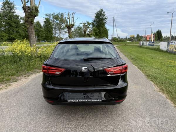Black SEAT Leon 2018 in Ogre, with an engine capacity of 2.00 L and mileage of 242 thousand km for 7899 €, photo 5 on AUTOMOTO.COM.LV