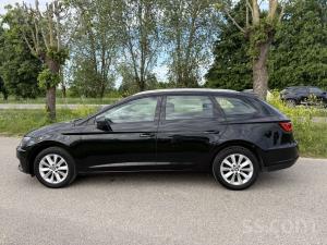 Black SEAT Leon 2018 in Ogre, with an engine capacity of 2.00 L and mileage of 242 thousand km for 7899 €, photo 8 on AUTOMOTO.COM.LV