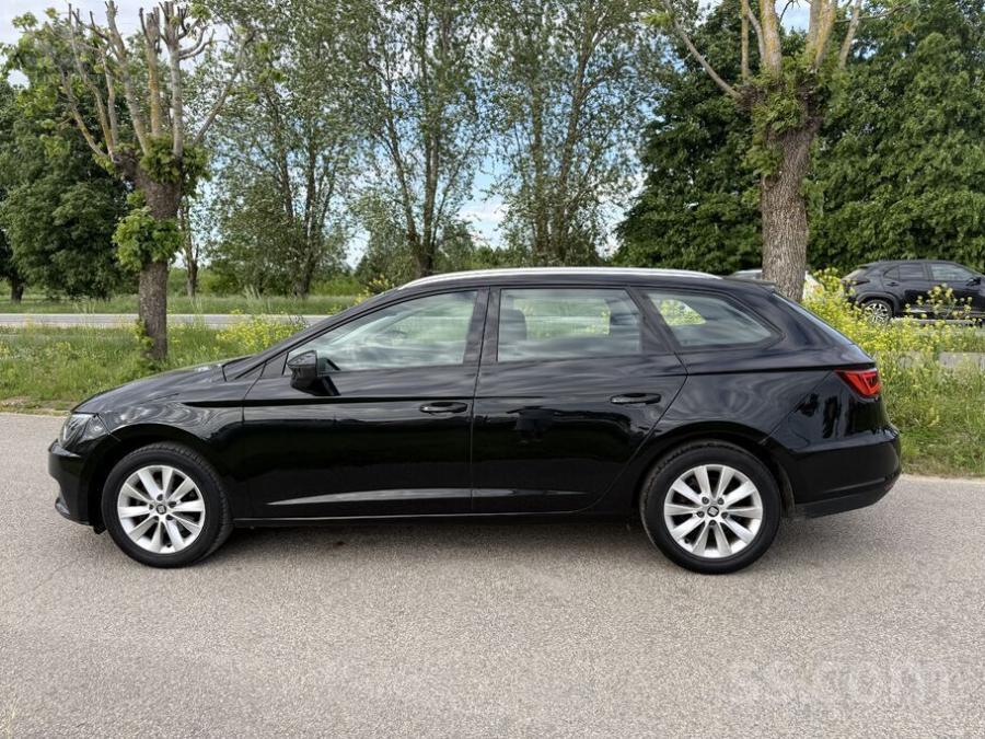 Black SEAT Leon 2018 in Ogre, with an engine capacity of 2.00 L and mileage of 242 thousand km for 7899 €, photo 8 on AUTOMOTO.COM.LV