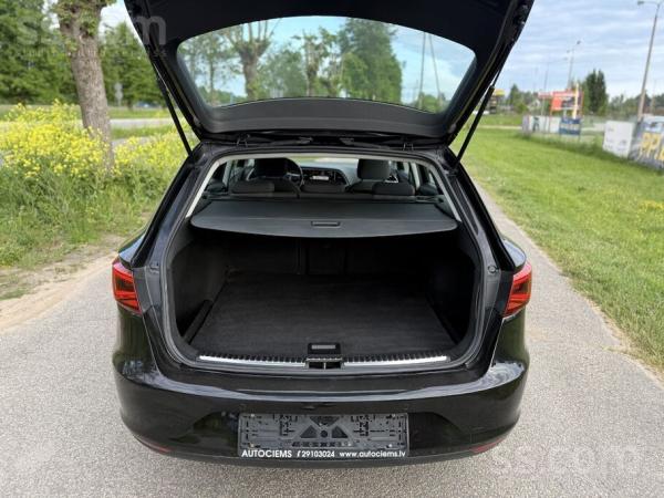 Black SEAT Leon 2018 in Ogre, with an engine capacity of 2.00 L and mileage of 242 thousand km for 7899 €, photo 8 on AUTOMOTO.COM.LV