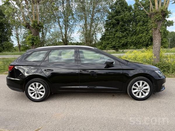 Black SEAT Leon 2018 in Ogre, with an engine capacity of 2.00 L and mileage of 242 thousand km for 7899 €, photo 9 on AUTOMOTO.COM.LV