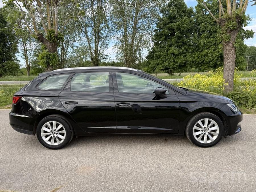 Black SEAT Leon 2018 in Ogre, with an engine capacity of 2.00 L and mileage of 242 thousand km for 7899 €, photo 10 on AUTOMOTO.COM.LV