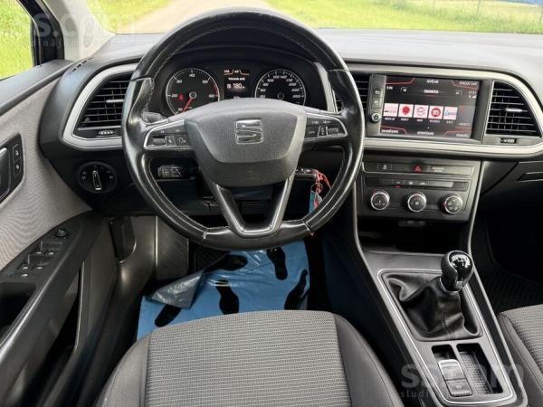 Black SEAT Leon 2018 in Ogre, with an engine capacity of 2.00 L and mileage of 242 thousand km for 7899 €, photo 10 on AUTOMOTO.COM.LV