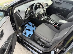 Black SEAT Leon 2018 in Ogre, with an engine capacity of 2.00 L and mileage of 242 thousand km for 7899 €, photo 13 on AUTOMOTO.COM.LV