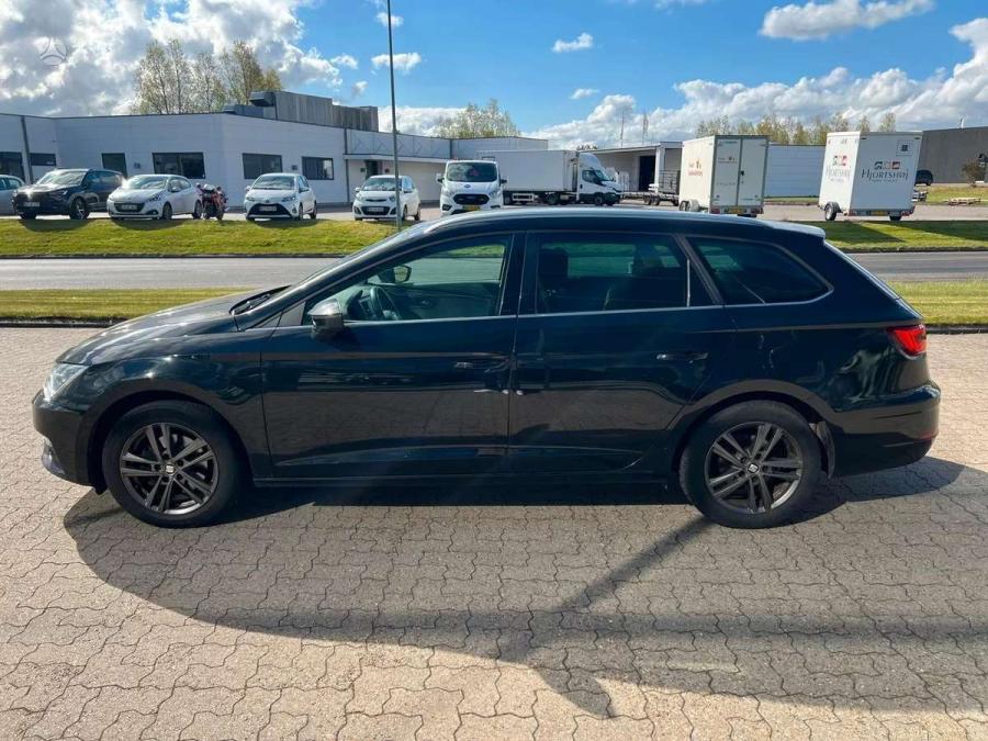 Black SEAT Leon 2018 in Prienai, with an engine capacity of 2.00 L and mileage of 231 thousand km for 9200 €, photo 3 on AUTOMOTO.COM.LV